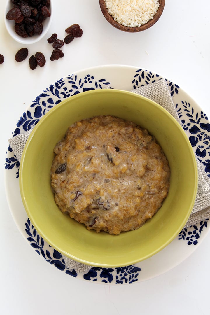 Coconut Plantain "Rice" Pudding - Inspiralized
